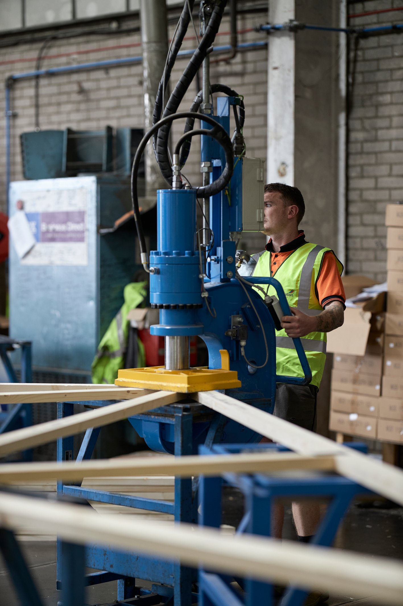Ensuring health and safety from factory to site - Nuneaton Roof Truss
